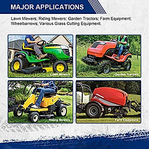 MaxAuto 2Pcs 20x8-8 20x8x8 Lawn Mower Cart Turf Tires P332 4PR Load Range B