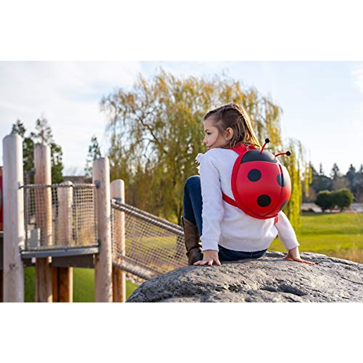 Kiddietotes Mini Bumblebee Backpack with Safety Harness for Kids, Toddlers, and Children - Perfect for Girls or Boys, Daycare, Preschool, and Pre-K