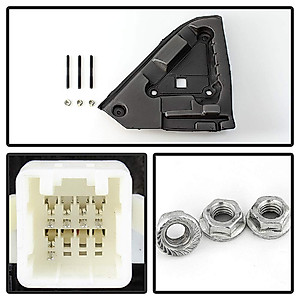 ACANII - Telescoping Towing Flip Up POWER Heat Mirror Passenger Right Side For 2002-2008 Dodge Ram 1500 03-09 2500 3500