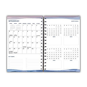 Goal Getter 2023 Weekly and Monthly Planner, 16-Month Lifestyle Planner: September 2022 - December 2023, 6" x 9" - Mountain Sunrise
