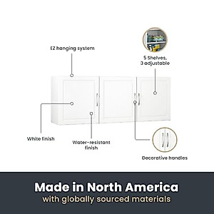 SystemBuild Kendall 54" Wall Cabinet in White