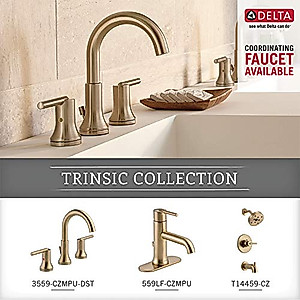 Delta Faucet 75950-CZ Trinsic Toilet Paper Holder, 3.31 x 7.00 x 3.31 Inches, Champagne Bronze