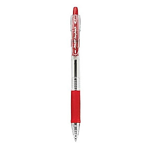 PILOT EasyTouch Refillable & Retractable Ballpoint Pens, Medium Point, Red Ink, 12-Pack (32222)
