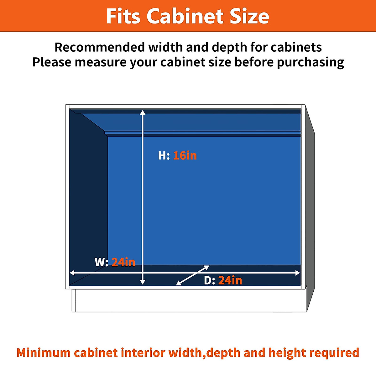 ROOMTEC Individual Pull Out Cabinet Organizer (22½"W x 21½"D), 2 Tier Spice Rack Organizer for Cabinet, Slide Out Drawer Pantry Shelf Organization and Storage for Kitchen Bathroom