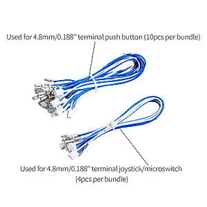 Qenker 2-Player Zero delay USB Encoder to Arcade Joystick and Arcade Buttons, USB Joystick Encoder for PC, MAME, Windows and Raspberry Pi