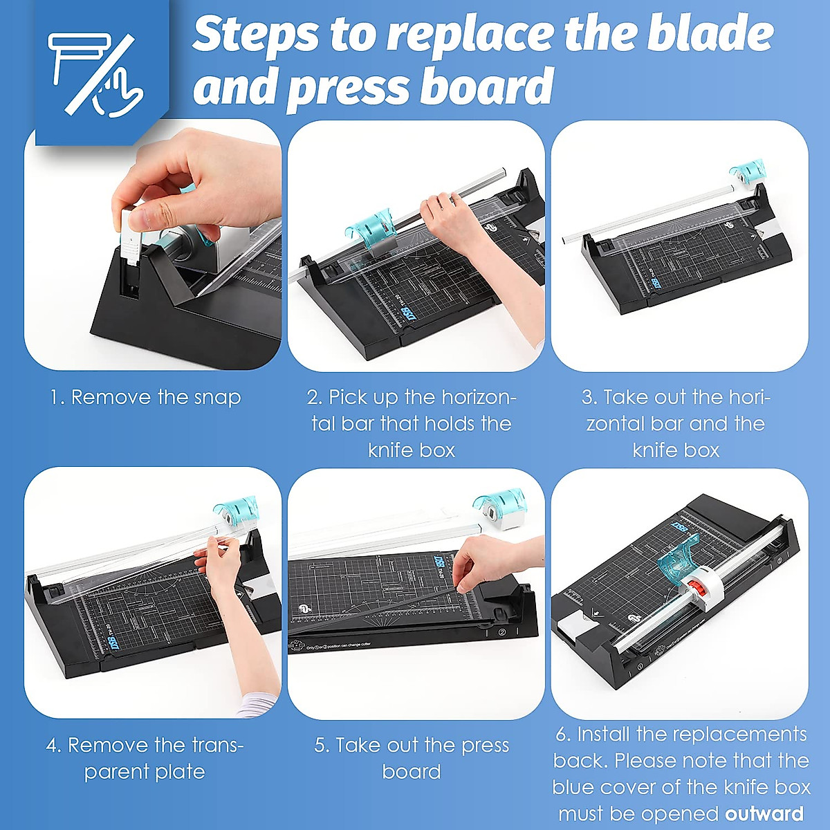 Frifreego Blades Replacement for TM-20 Multifunctional Paper Trimmer