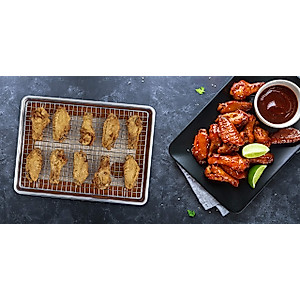 Mrs. Anderson’s Baking Non-Stick Silicone Quarter-Size Baking Mat Set, 8.5-Inch x 12-Inch, Set of 2