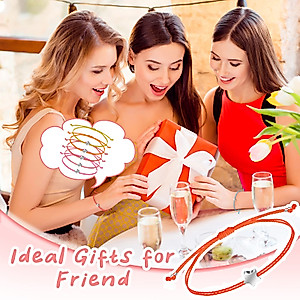 Cunno 50 Pcs Star Shaped Friendship Bracelet Adjustable Star Bracelet Wish Bracelets for BFF Women Men Girls Kids Christmas Gifts (Multicolor)