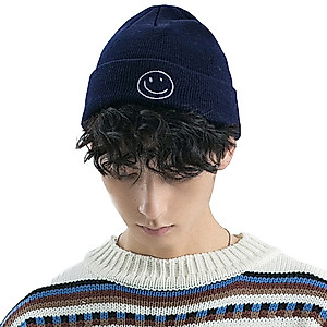 CLAPE Beanie Winter Warm Watch Cap Ski Caps Embroidery Fisherman Activewear Short Ski Caps