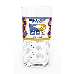 2013 Kentucky Derby Mint Julep Glass from Churchill Downs - Single Glass