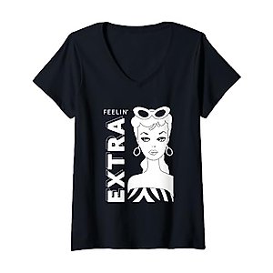 Barbie - Feelin' Extra V-Neck T-Shirt