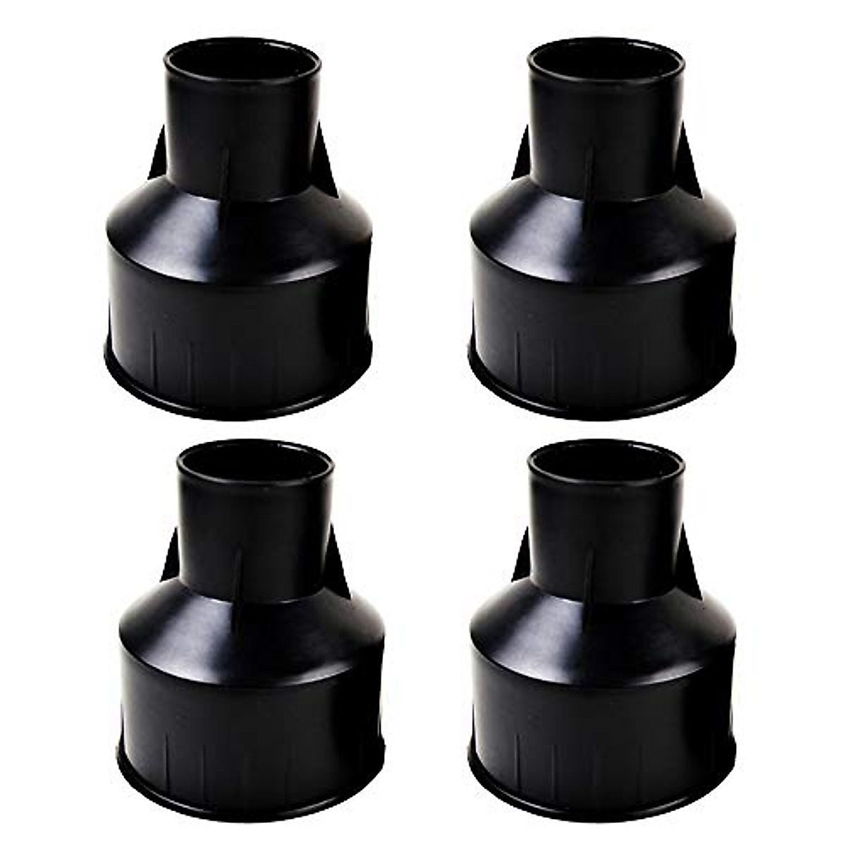 CNBRIGHTER Embedded Parts, Plastic Horn Shape,Black Built-in Fitting,Waterproof Outdoor/Indoor Preembedded Inserts,for LED InGround/Step Stair/Underwater Swimming Pool Lights,4 Pack (L-Φ142)