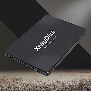 Xraydisk Sata3 1TB 3D NAND TLC 2.5 Inch SATA III Internal Solid State Drive SSD (Read Speed up to 540 MB/s) Compatible with Laptop & PC Desktop (1TB, Black)