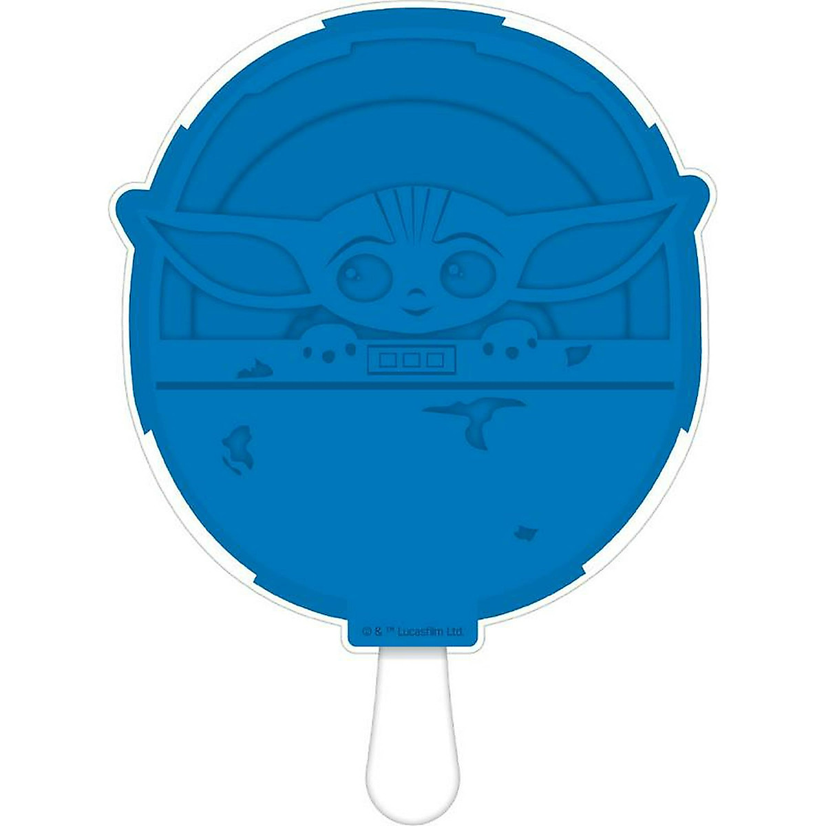 Star Wars - The Mandalorian - Baby Yoda The Child - Silicone Ice Pop Maker - Blue