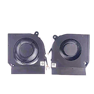 QUETTERLEE Replacement New Laptop CPU+GPU Cooling Fan for Acer Predator AN515-55 AN515-44 AN515-56 AN515-57 AN515-45 AN517-41 AN517-52 AN517-53 AN517-54 N20C1 AN715-52 Series FMAQ+ FML9 DC5V 0.5A Fan