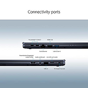 ASUS ExpertBook B5 Thin & Light Business Laptop, 14” FHD, Intel Core i7-1195G7, 1TB SSD, 16GB RAM, All-Day Battery, Enterprise-Grade Video Conference, NumberPad, Win 11 Pro, B5402CEA-XS75