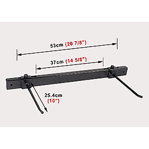 Vintage Wall Hanging Yoga Mat Holder, Heavy Duty Metal Yoga Mat Storage Racks, Spacing Adjustable Yoga Mat Rack, Wall Mounted Gym Yoga Bolster Rack