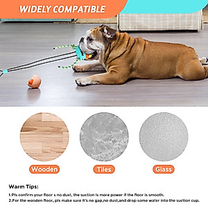 Jkzvicis Tug-A-Treat Dog Toy with Suction Cup - Durable, Interactive Treat Dispensing Chew Toy for Oral Care (Yellow/Green, Two)