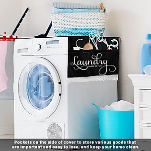 Laundry Loads Of Fun Machine Cover Dryer Top Covers Anti-Slip Fridge Dust Cover, Roller Washing Machine Top Cover Load