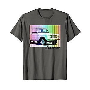 Ford Bronco Retro Rainbow T-Shirt