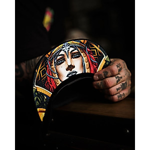 Sullen Nightfall Lifestyle Graphic Snapback Adjustable Hat Black