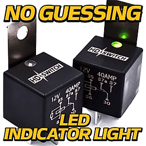 HD Switch -2 Pack- 1-643275 643275 E643275 1643275 Waterproof Relay w/LED Power Indicator Upgrade fits Toro Exmark Lazer Z AC AS CT LC Quest Turf Tracer DS E P S X Z Series, Dielectric Grease Included