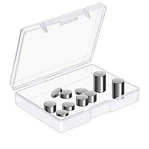 12 Pieces Tungsten Weights in 4 Size Incremental Cylinders Car Weights Race Tungsten Weights Compatible with Pinewood Derby Car Race