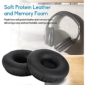 Earpad Replacement Headphone Pads, Replacement Parts for Earphone Pads Memory Foam Headphones Cushion for Sol Republic Tracks HD V10 Earphones, Simple Design for Easy Installation. (Black)