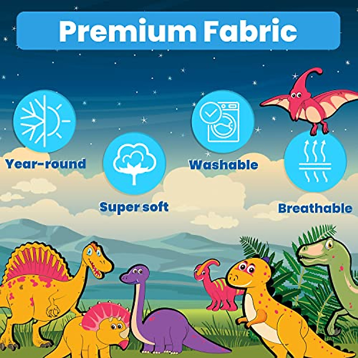 Glow in The Dark Blanket Dinosaur Throw Blanket for Boys Kids Soft Warm Cozy Furry Cute Dino Blanket, Valentines Day Gifts, Glowing Dinosaur Room Decor Blankets for Girls,Grandkids, Blue, 50" x 60"