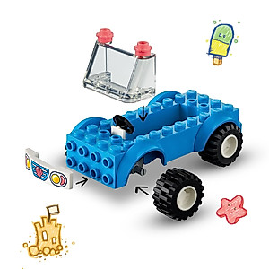 LEGO Friends Beach Buggy Fun 41725 Building Toy Set, Creative Fun for Toddlers Ages 4+, with 2 Mini-Dolls, Pet Dog and Dolphin figures, a Beach Buggy Toy Car and Accessories