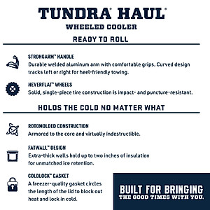 Yeti Tundra Haul Wheeled Cooler Canopy Green