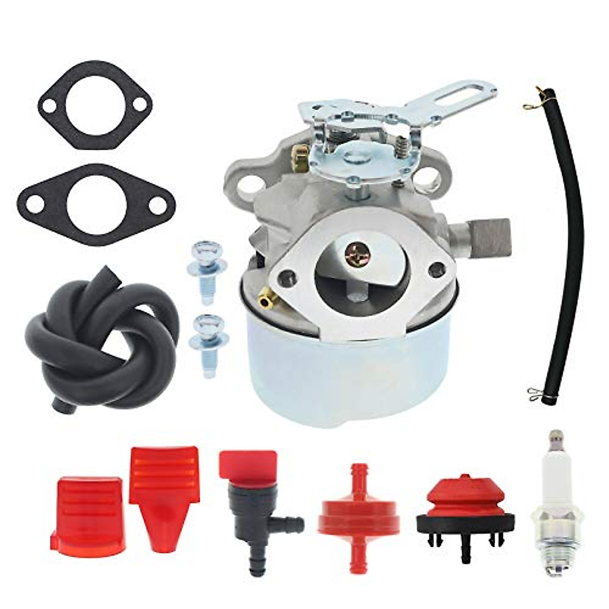 Chacarbtu Carburetor for Tecumseh HS50 HSK40 HSK50 HSSK40 HSSK50 HSSK55 LH195SA LH195SP OHSK110 OHSK120 OHSK125 4HP 5HP Engines 521 Snowblowers
