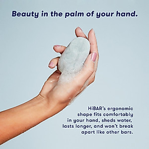 HiBAR Shampoo and Conditioner Bar Set Travel Size Toiletries Color Safe Eco Friendly Solid Bar Zero Waste Sustainable All Natural Vegan Hair Care (Moisturize (with Travel Pouches))