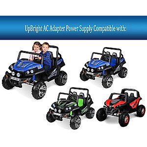 UpBright 12V AC/DC Adapter Compatible with Yamaha Hyper Toy HPR900 HPR1000 MX-1000 UTV Ride-On Vehicle 12 Volt Battery Electric Car Side by Side HPR-900 DOHC HPR-1000 MX1000 UTV-1000 XUV Power Charger