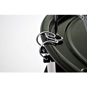 CMI Multi-Function Barbecue and Charcoal Smoker Grill,Heavy Duty Round BBQ Grill for Outdoor Cooking (16-Inch)