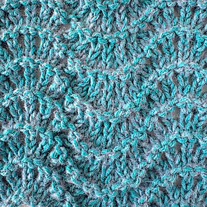 Cotton to The Core Cotton Yarn for Crocheting, 6 Skeins, 852Yds/300G, Free Patterns - Soft Baby Yarn for Knitting - 3 DK Light Worsted Weight - Lilac Blue