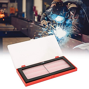 Welding Glass Magnifier Lens, Head Protection Welding Helmets Welder Accessories Arc Welding for Protective Welding with Storage Box 1.0 1.5 2.0 2.5 3.0(3.0)(3.0)