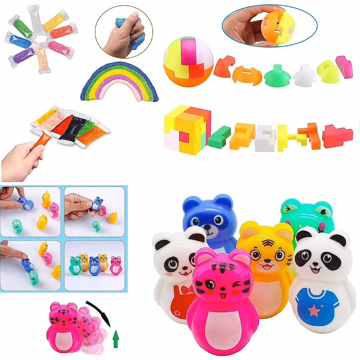 Kaisbro 56 PCS Premium Party Favors Toys for Kids 4-8,Goodie Bag Stuffers,Treasure Box Toys,Classroom Prizes,Prize Toys,Goody Fillers,Pinata Stuffers,Carnival Prizes Boys and Girls Ages 8-12