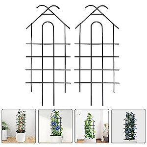 GANAZONO 2pcs Bracket Outdoor Lattice Trellis trellises for Climbing Plants Climbing Frame Vine Trellis Outdoor Accessories Raspberry Trellis Flower Stand Scaffolding Pergola