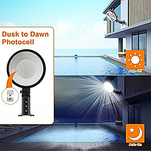 150W LED Barn Lights Exterior Dusk to Dawn Outdoor Lighting LED Yard Lights with Photocell 6500K Super Bright Barn Light for Area Street Warehouse Farmhouse 2 Pack