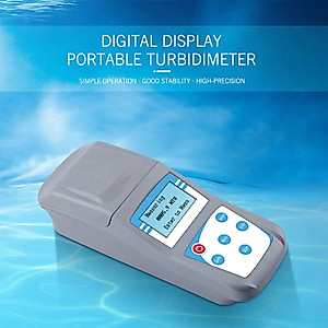 Handheld Digital Turbidity, with Backlit LED Display, High Accuracy Clear Display, Exquisite Workmanship, Portable Turbidimeter for Swimming, Laboratory, Water Works