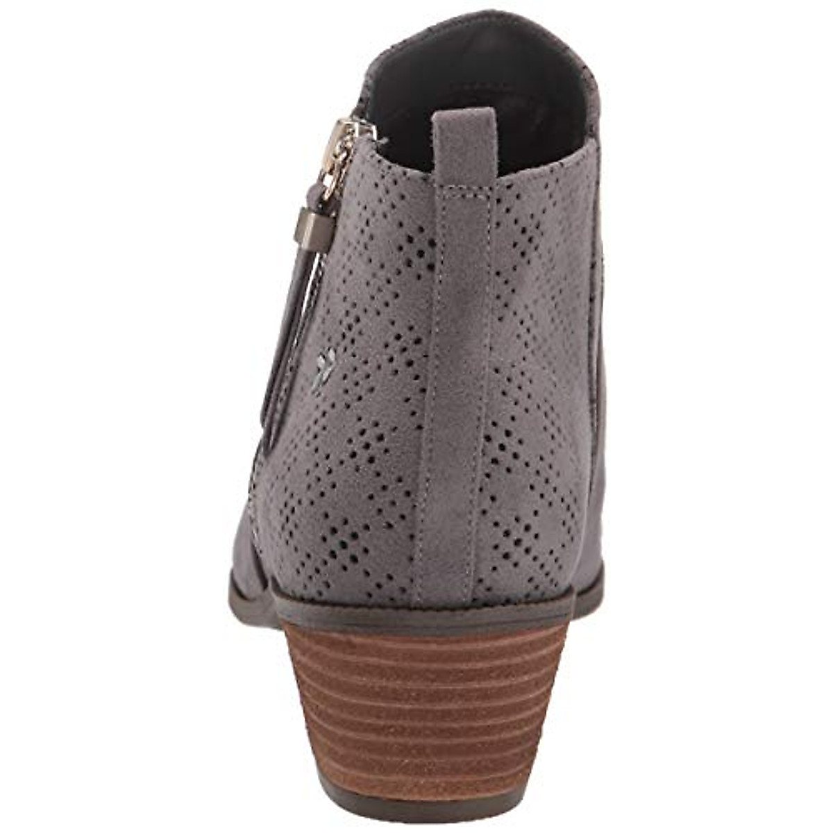 Dr. Scholl's Shoes womens Brianna Ankle Boot, Dark Shadow Grey Microfiber, 7.5 US