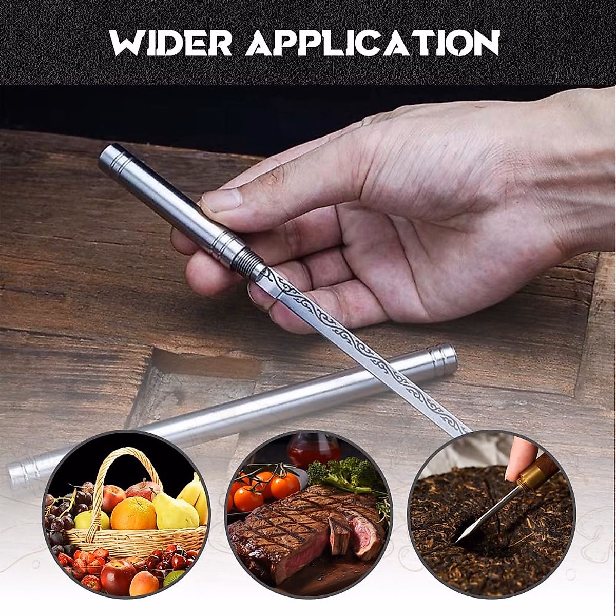 Multipurpose Outdoor Portable Fruit Knife with Sheath, 2024 New Stainless Steel Fruit Knife, Quality Multipurpose Outdoor Portable Fruit Knife Peeler and Knife for Travel Peeling Knife (1Pcs)