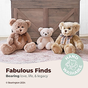 Bearington Happy Birthday Plush Suffed Animal Teddy Bear, 10"