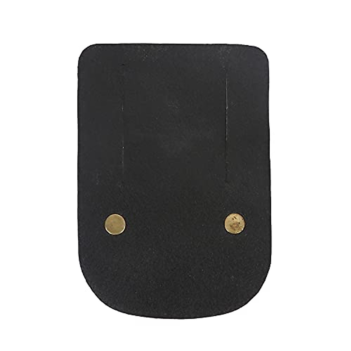 TOURBON Leather Tape Measure Holder for Belt (Pack of 2 Pieces) (Black)