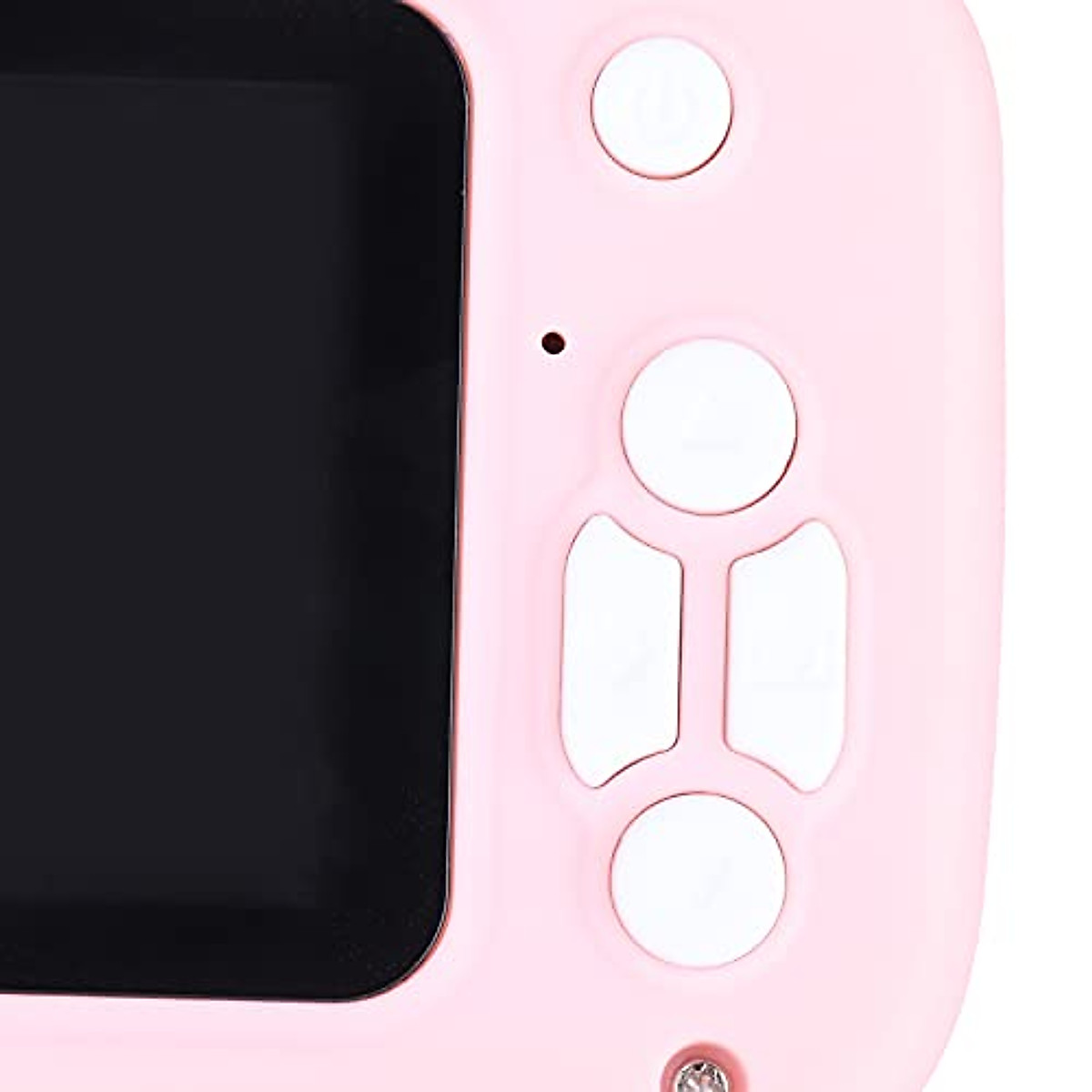 EBTOOLS Camera for Kids, 2.0 Inch IPS Screen 1080P Mini Toy Camera with 2000W Front and Rear Dual Cameras, Built in Games and Photo Stickers, Support 32GB Memory Card(Pink)