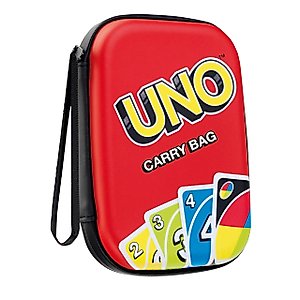 Klein UNO: Carry Bag - Holds Uno Game Cards, Stow The Game Instructions in The Mesh Compartment, Sturdy Zip Up Case