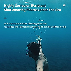 Selfie Stick for GoPro Insta360, Carbon Fiber Selfie Pole for Go Pro Max Hero 11 10 9 8 7 6 5 Insta 360 One RS X2 Go 2 DJI Action 2 AKASO Monopod Lightweight Waterproof Extension (116cm/45 inch)