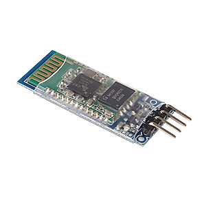 ACEIRMC 4pcs HC-06 RS232 4 Pin Wireless Bluetooth Serial RF Transceiver Module Bi-Directional Serial Channel Slave Mode for Arduino