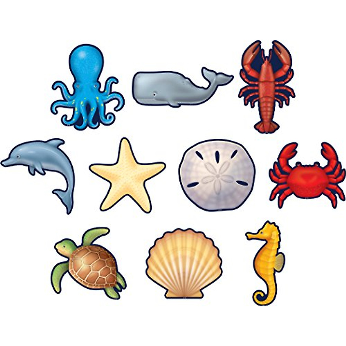 Teacher Created Resources (8895) Nautical Sea Life Accents
